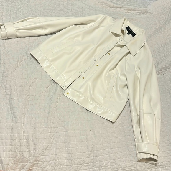 Marc New York | Jackets & Coats | Marc New York White Faux Leather ...